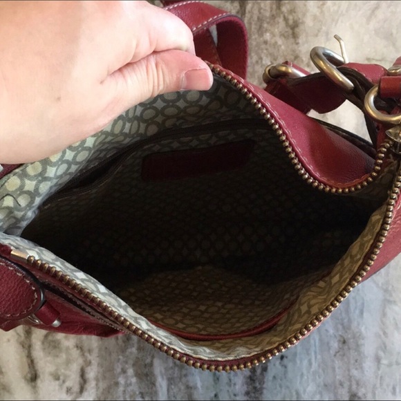Fossil | Bags | Fossil Red Crossbody Purse | Poshmark